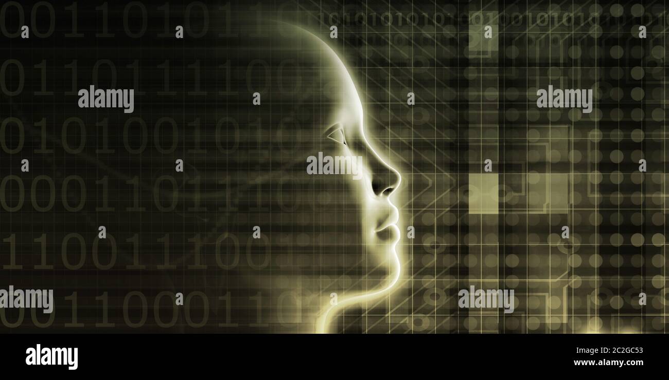 Technology Background with Clean Simple Lines as Art Stock Photo - Alamy