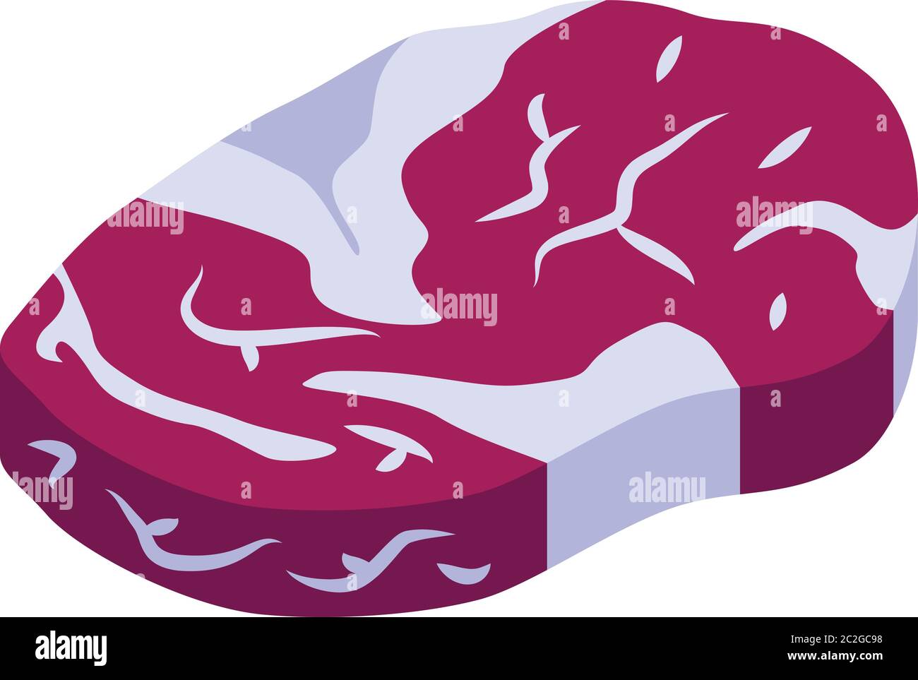 Pork meat icon, isometric style Stock Vector Image & Art - Alamy