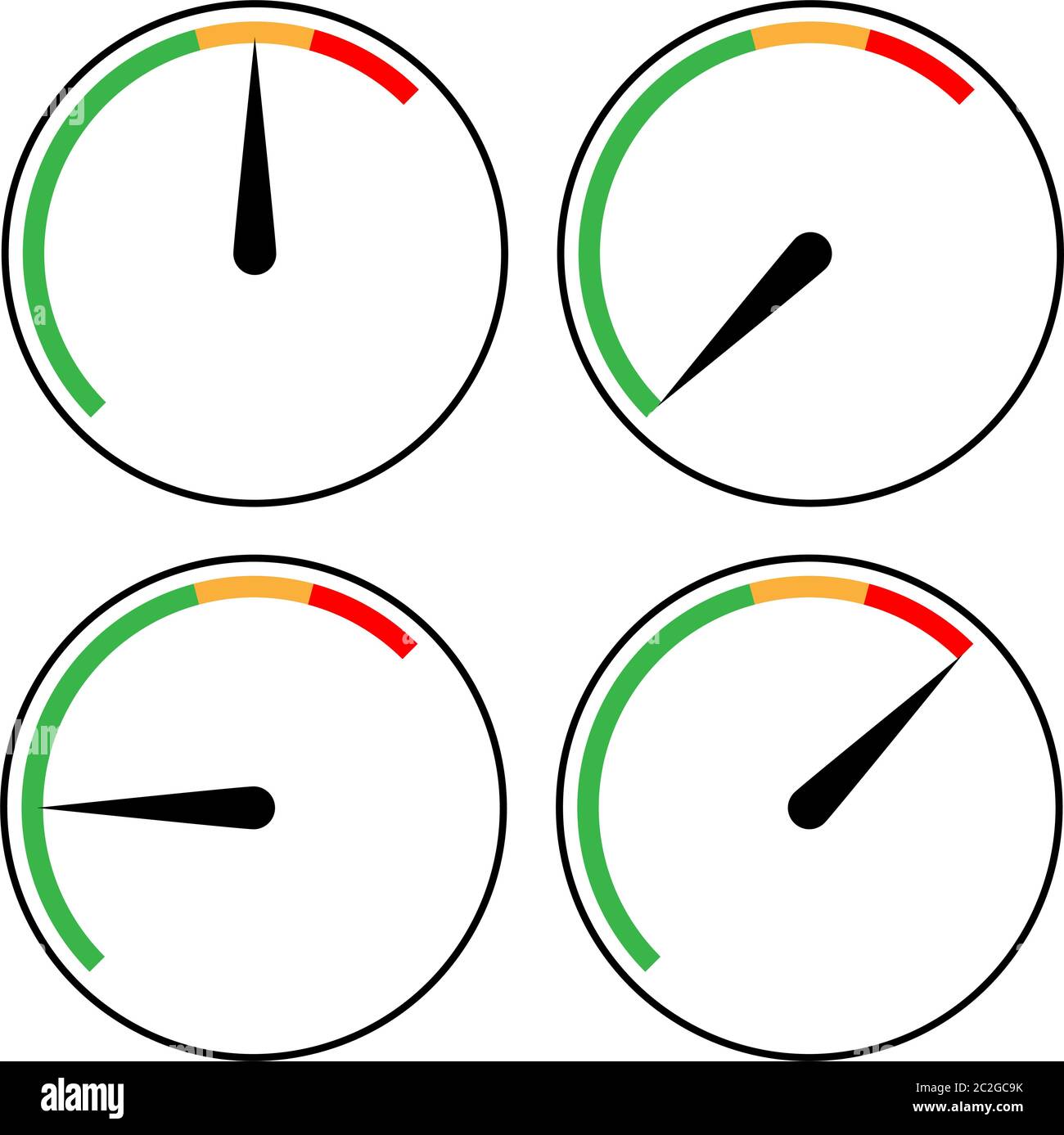 Speedometer Icon Design Vector Art Illustration Stock Vector Image ...