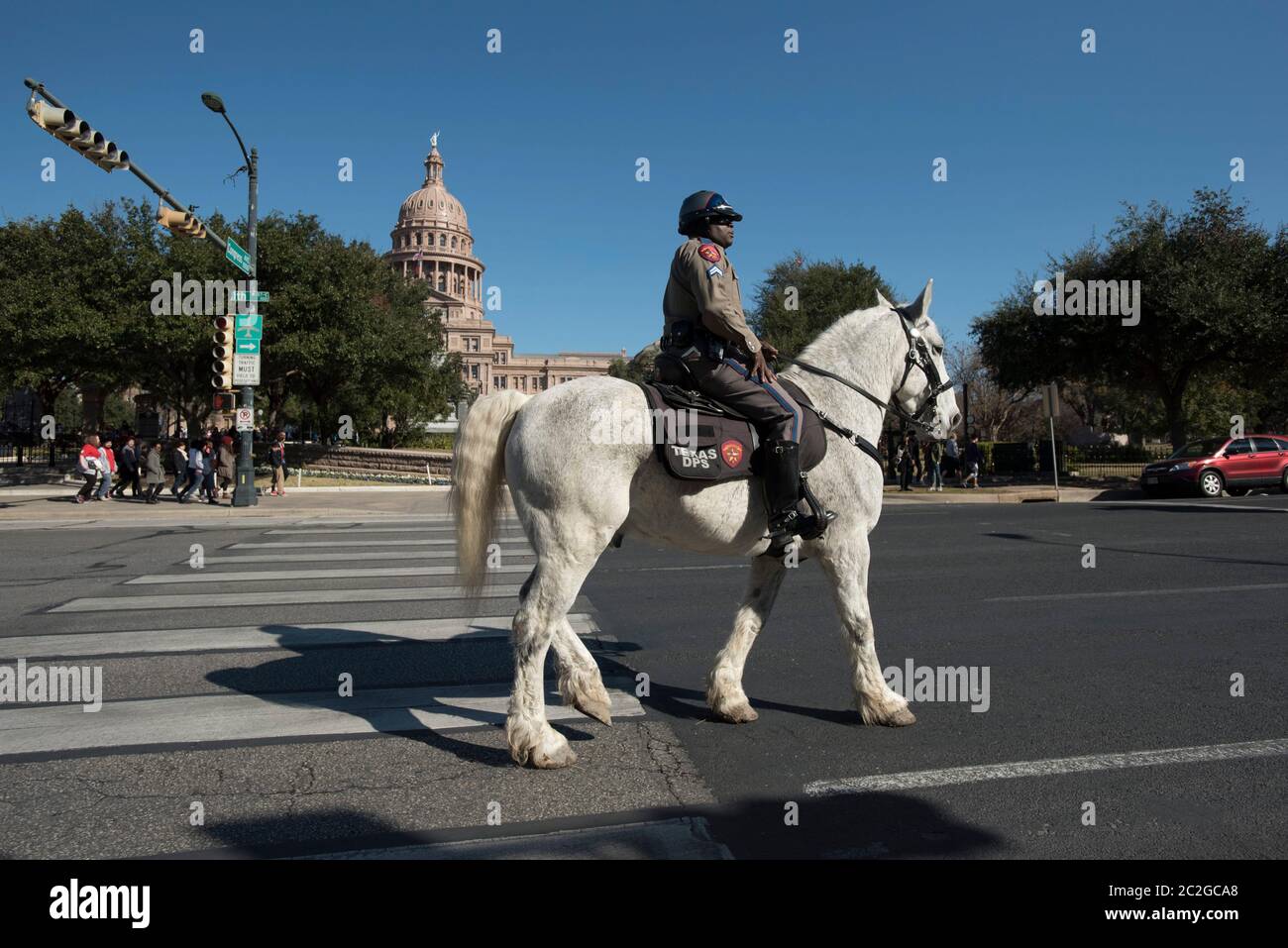 Austin Texas USA, January 18 2016: A Texas department of Public Safety ...