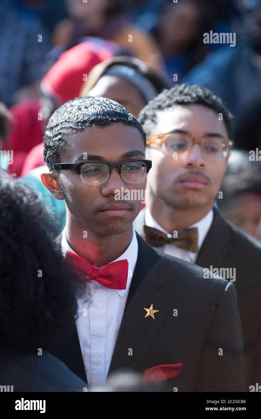 Black male students wearing bowties hi-res stock photography and images ...