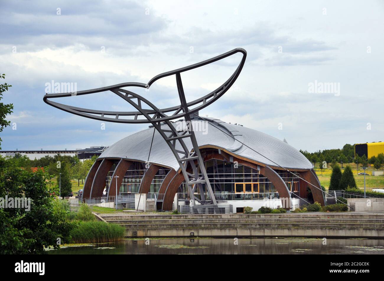 The EXPO-whale in Hannover Stock Photo - Alamy
