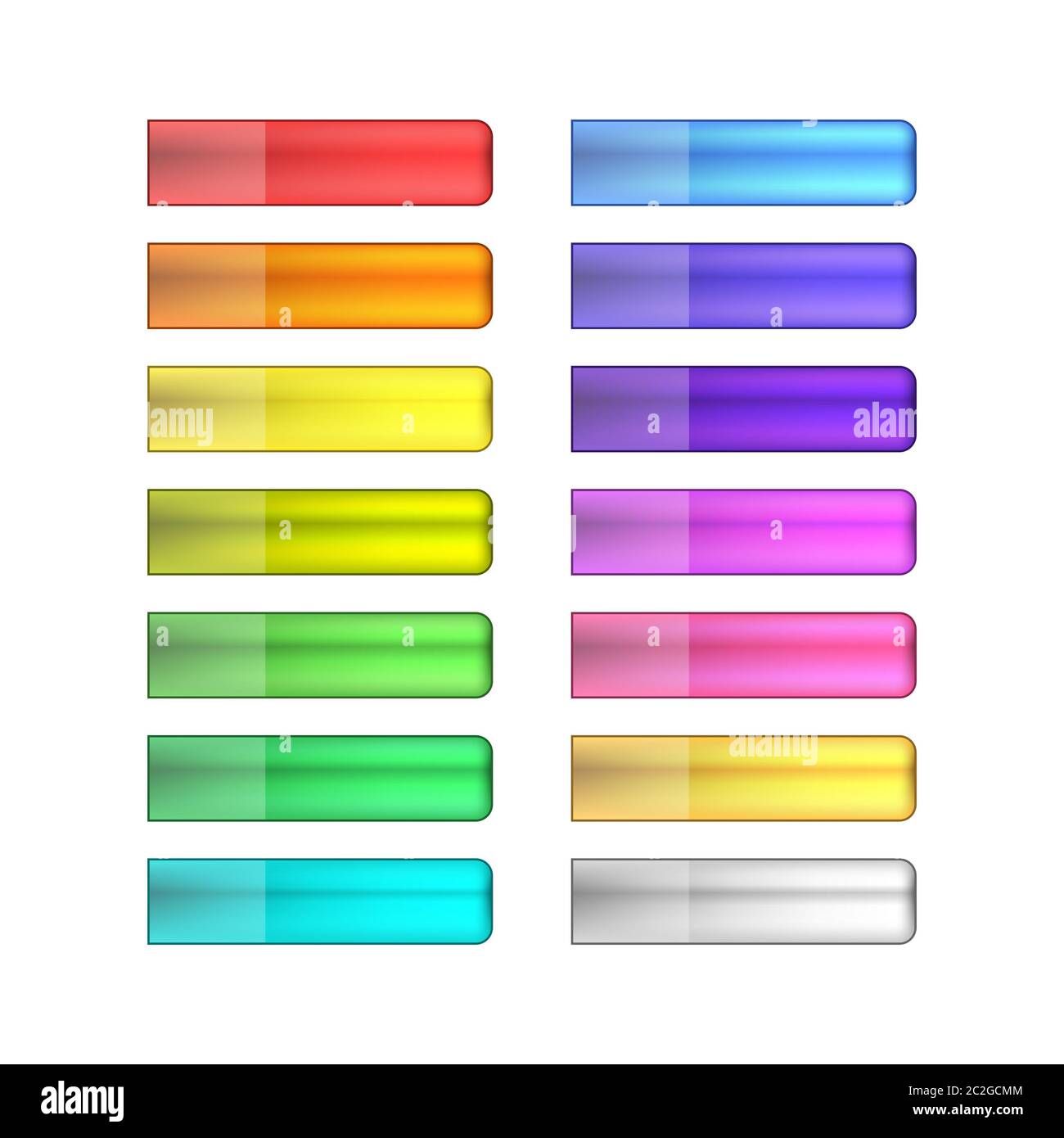 web buttons set Stock Photo - Alamy