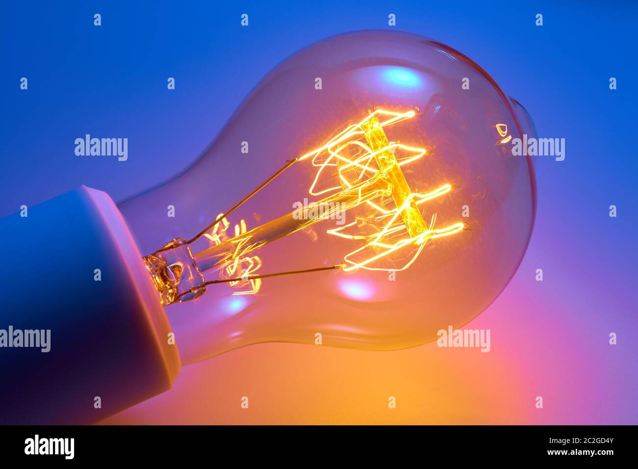 Old light bulb filament hi-res stock photography and images - Alamy