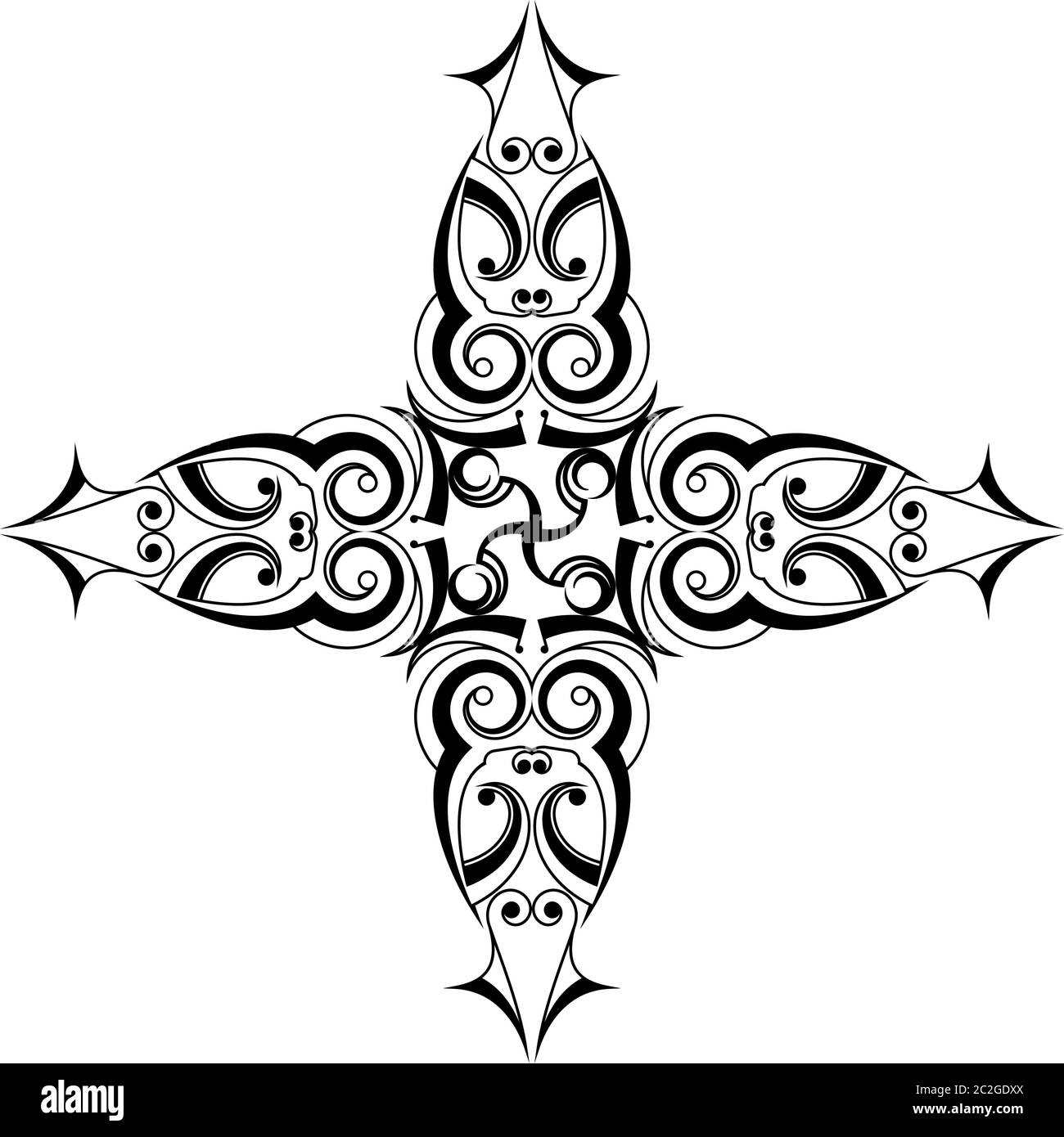 Christian Cross Design, The Symbol Of Christianity Vector Art ...