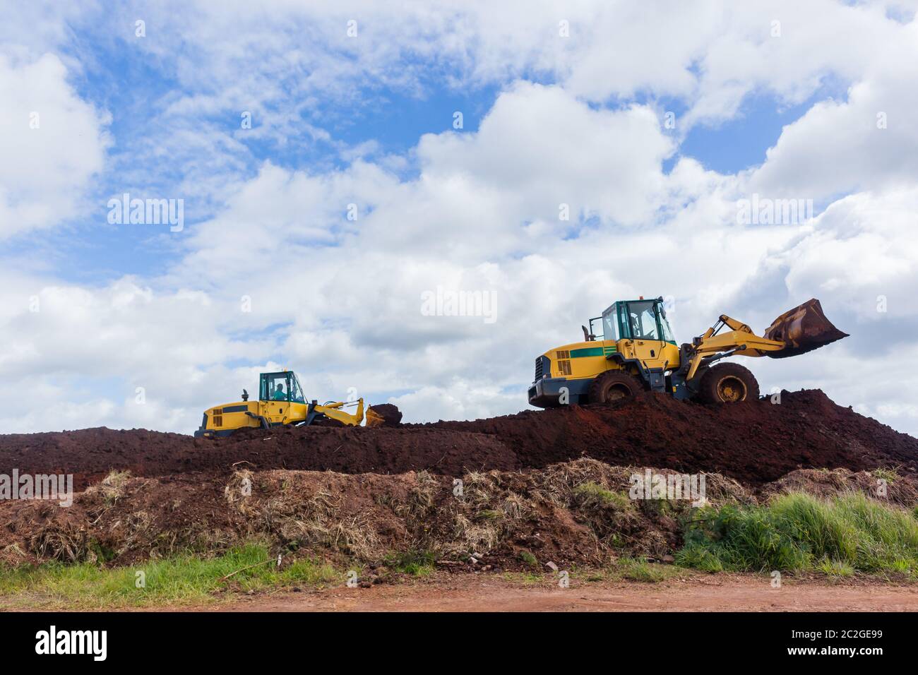Construction Earthworks Loader Industrial Machine Stock Photo - Alamy