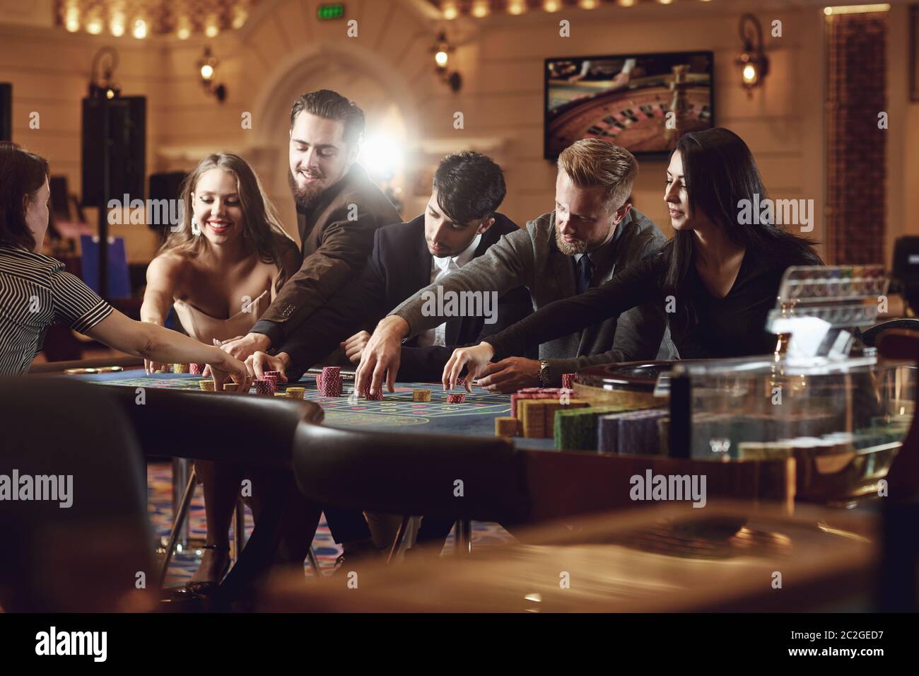 Table friends vintage hi-res stock photography and images - Alamy