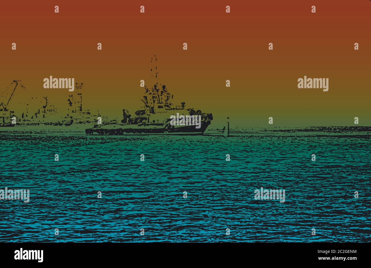 Technical drawing ship hi-res stock photography and images - Alamy