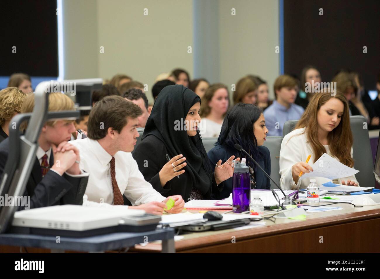 San Marcos, Texas USA, February 27, 2016: Dripping Springs High School ...