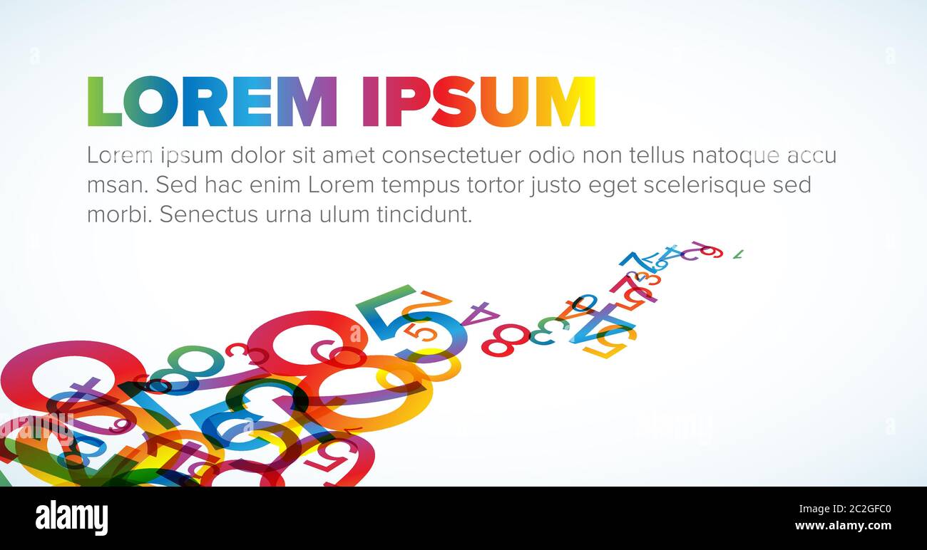 Random numbers cartoon Stock Vector Images - Alamy