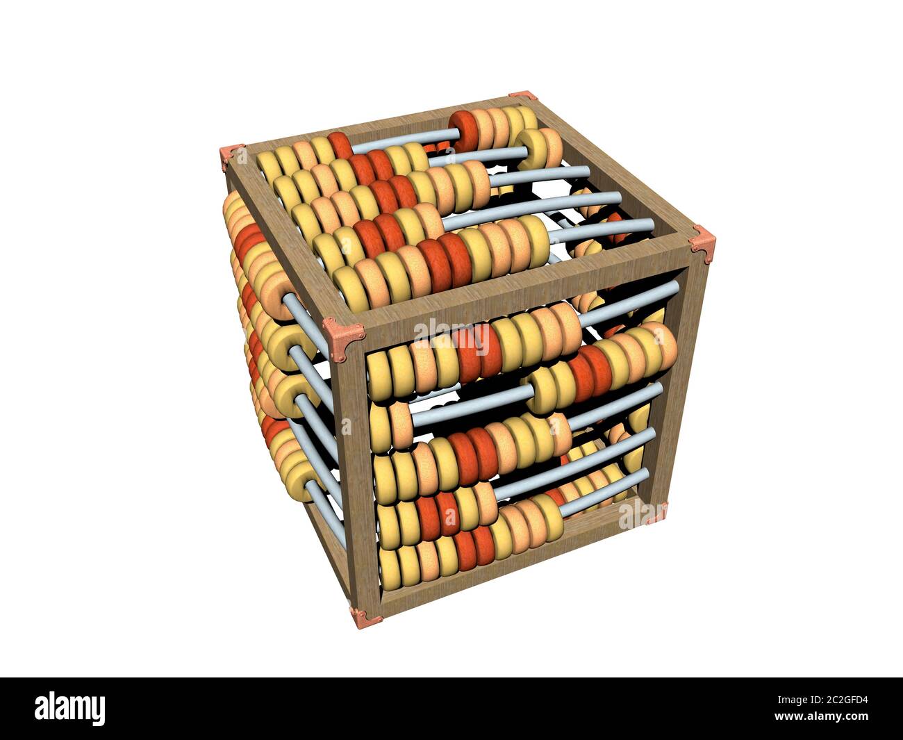 Abacus's cube to count and play Stock Photo - Alamy