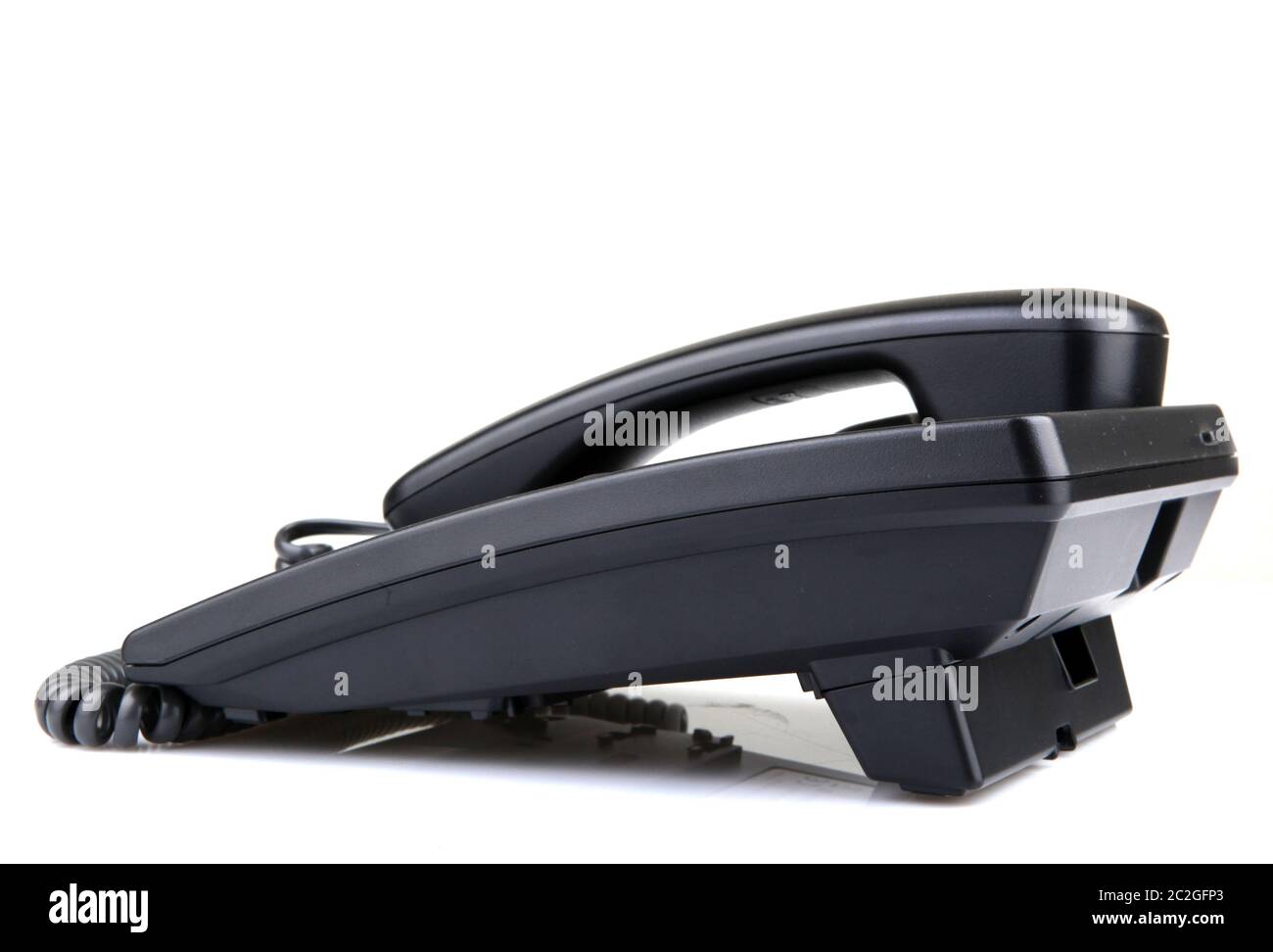 Telephone Isolated On White Background Stock Photo - Alamy