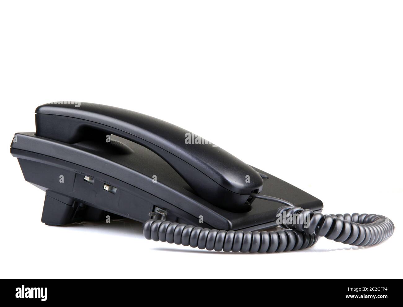 Telephone Isolated On White Background Stock Photo - Alamy