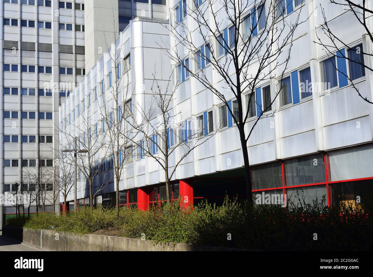 Construction residential buildings in green hi-res stock photography ...
