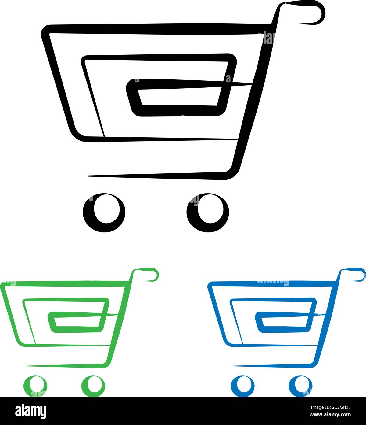 Shopping Cart Icon Design Vector Art Illustration Stock Vector Image ...