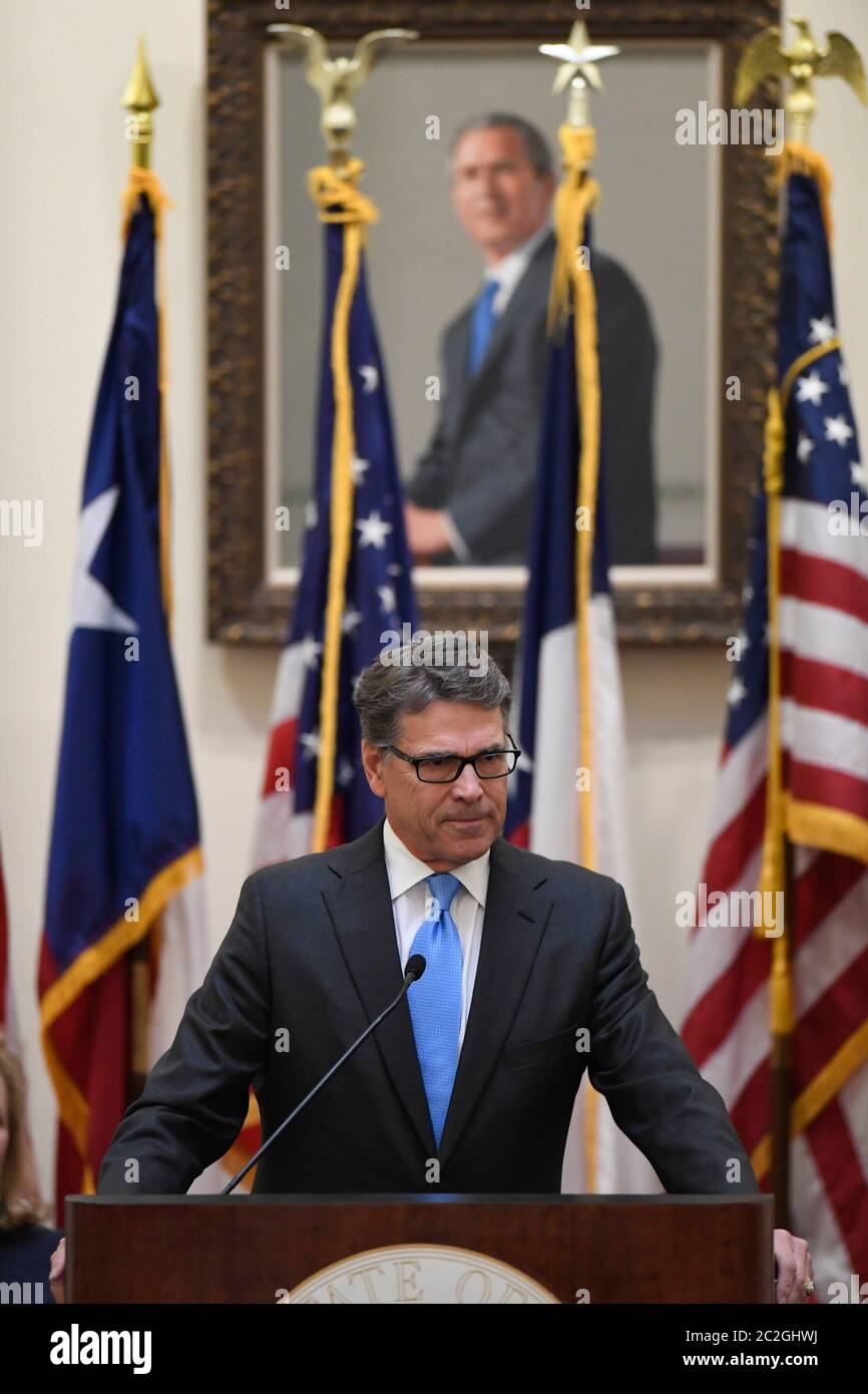 Austin Texas USA, May 6, 2016: Former Texas Governor Rick Perry is ...