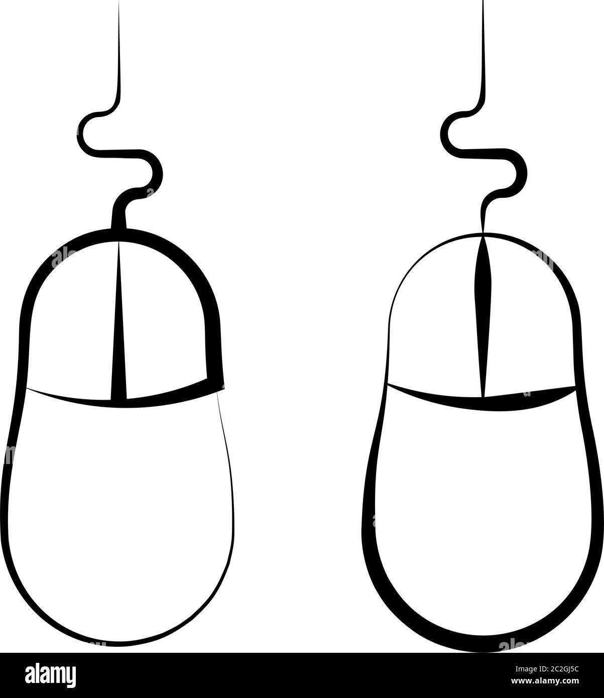 Computer Mouse Icon Vector Art Illustration Stock Vector Image & Art ...