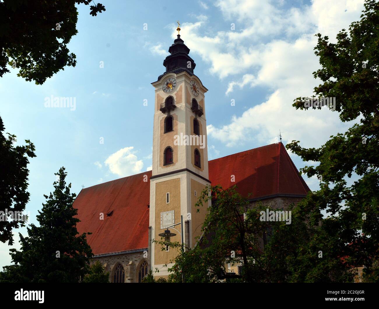 Cathedral of Eferding Stock Photo - Alamy
