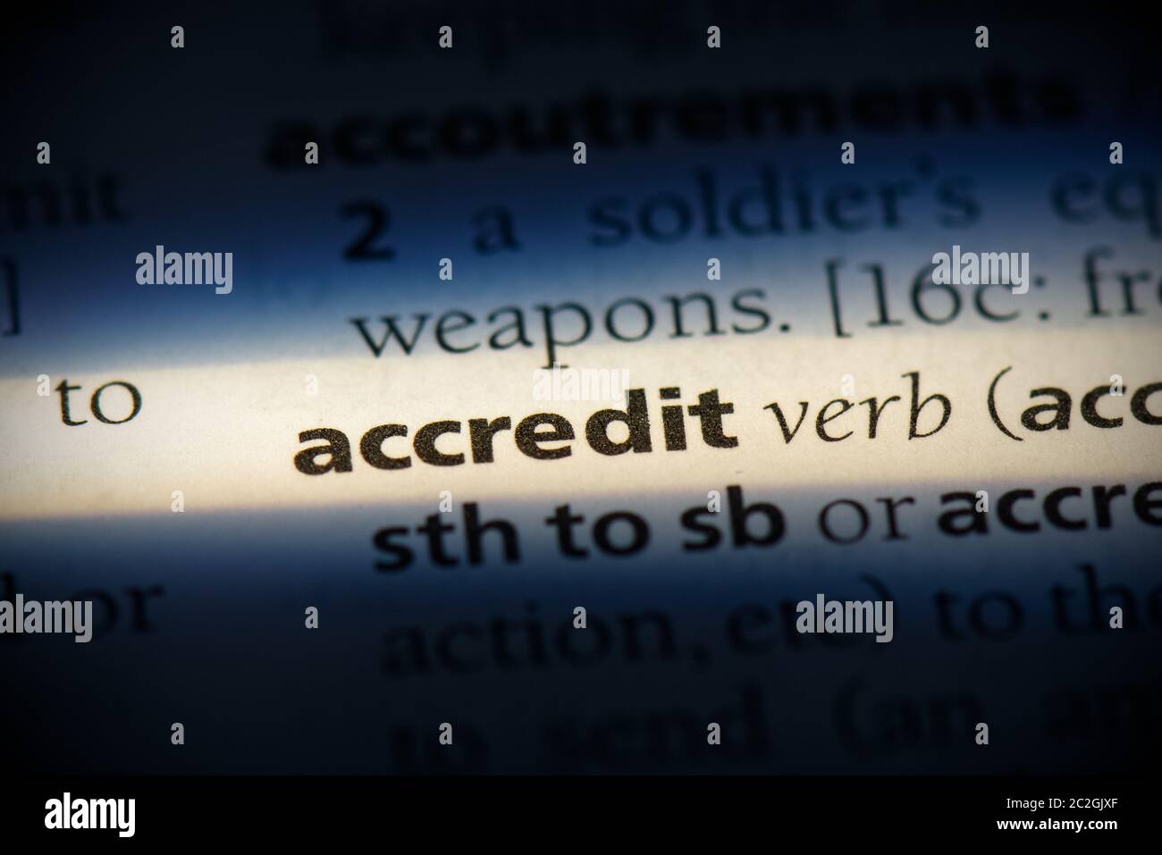 Accredit him hi-res stock photography and images - Alamy