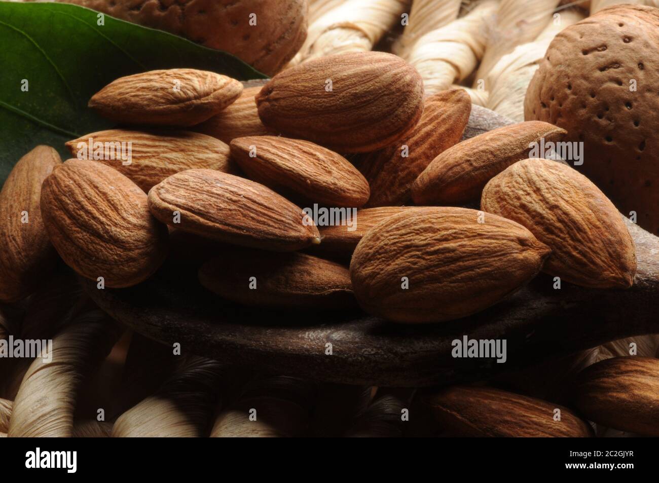 Closeup of shelled dry almonds Stock Photo - Alamy