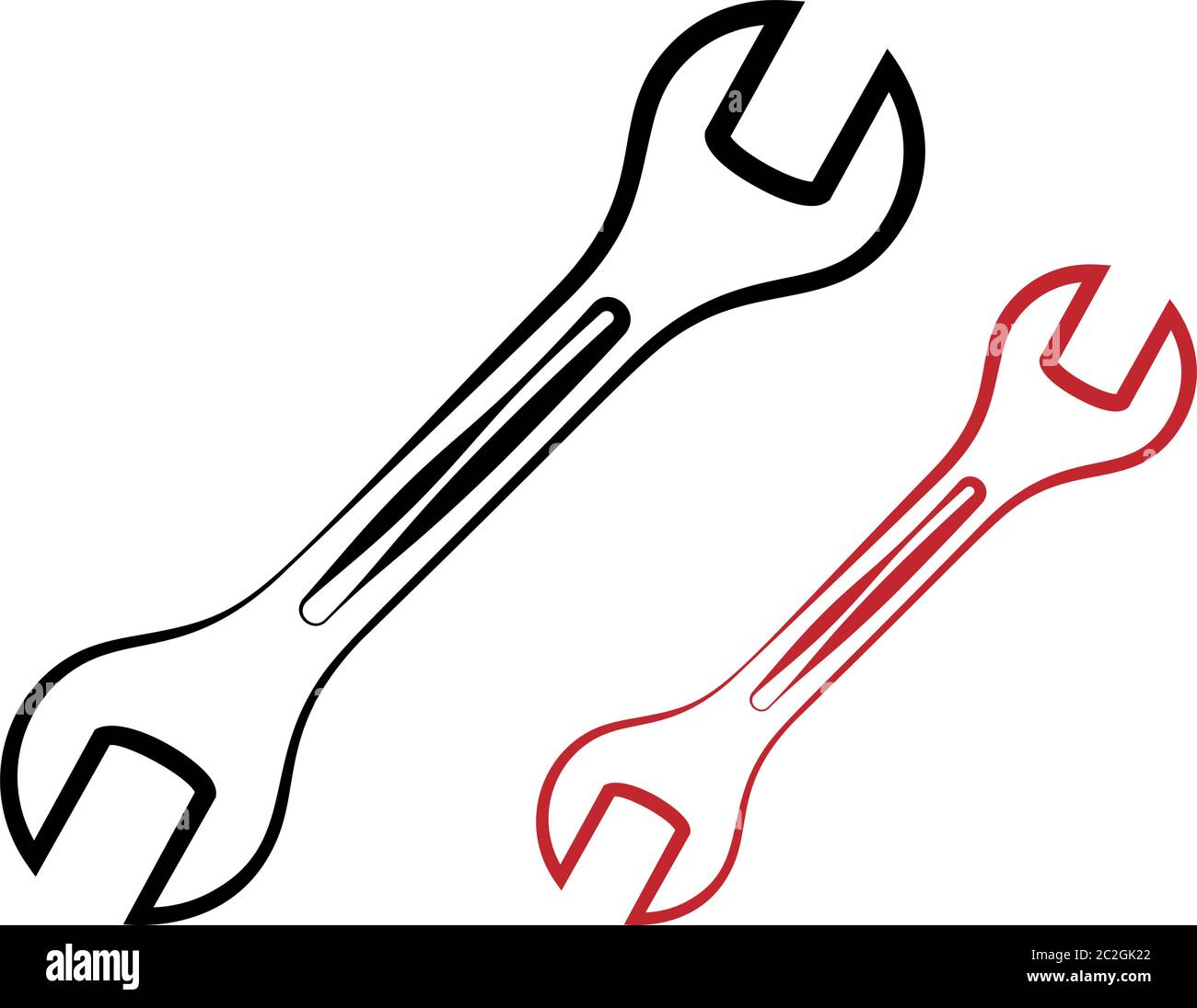 Open End Wrench Clipart