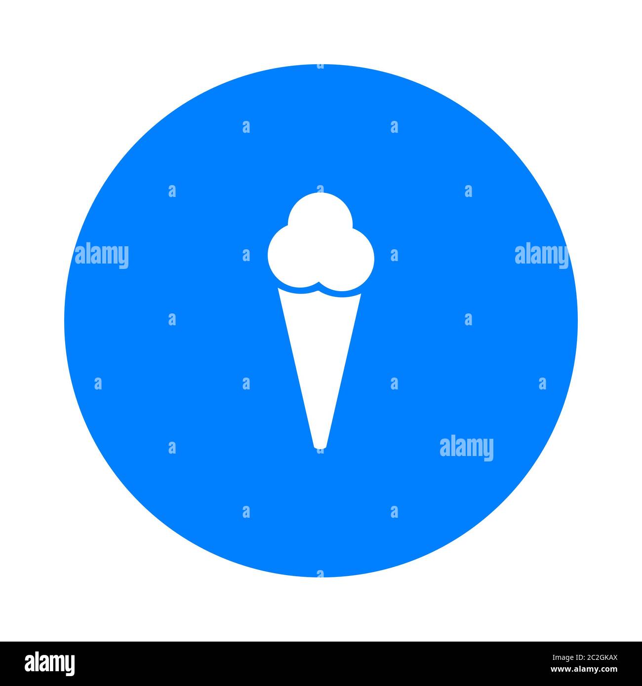 Ice cream and circle Stock Photo - Alamy