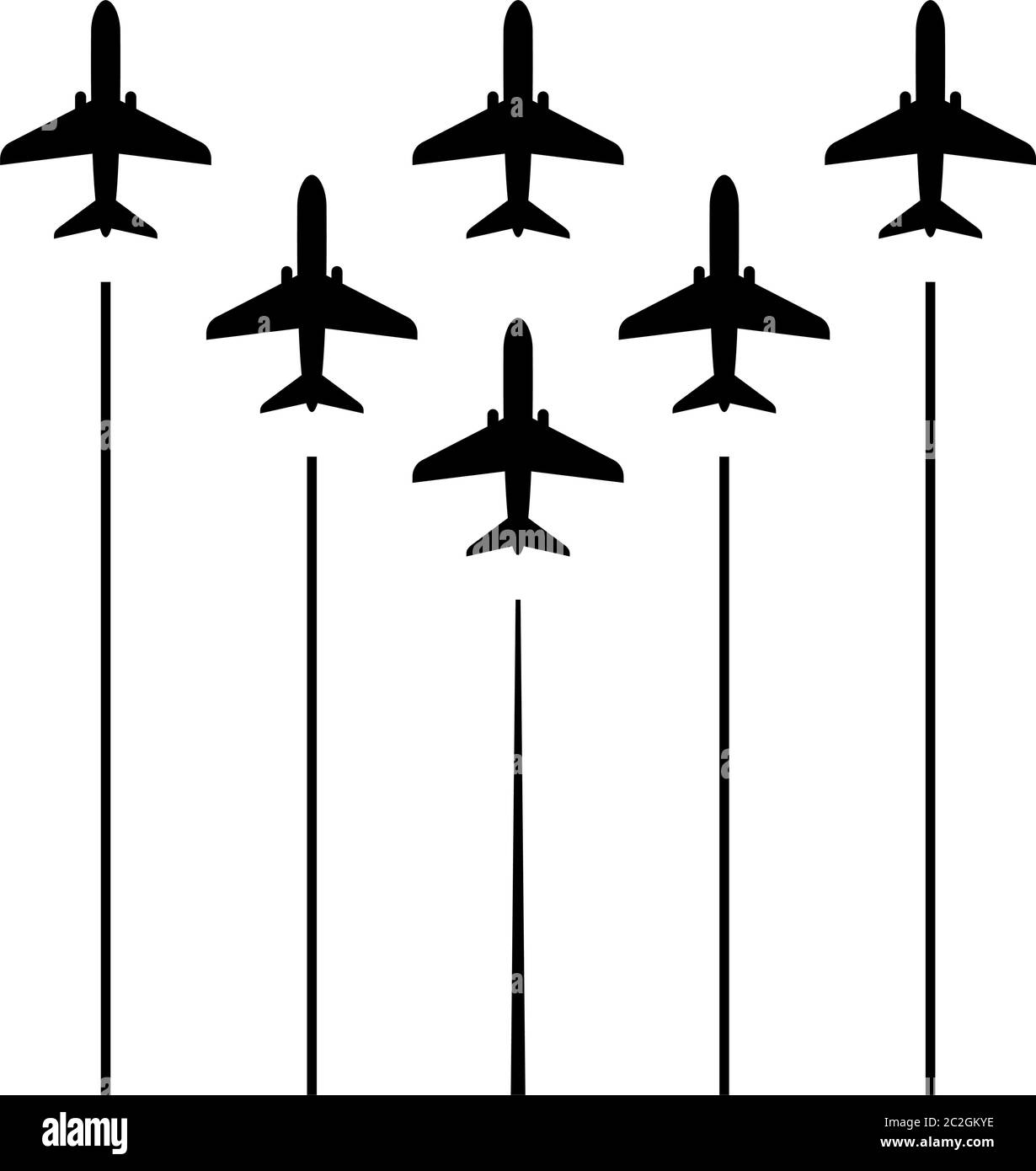 Airplane Flying Formation, Air Show Display, The Disciplined Flight ...