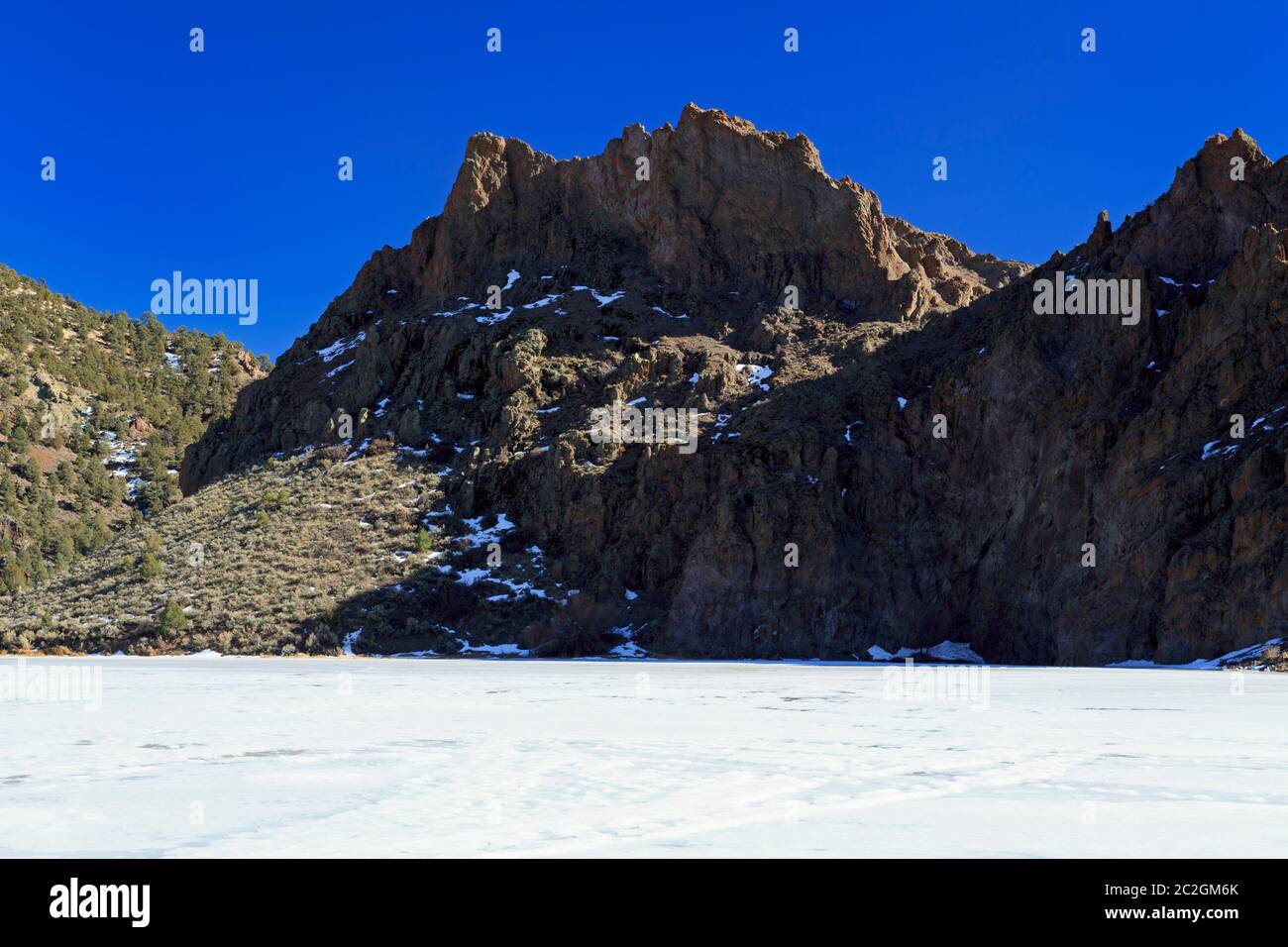 Eagle Valley Resevoir, Spring Valley State Park, Pioche, Nevada, USA ...