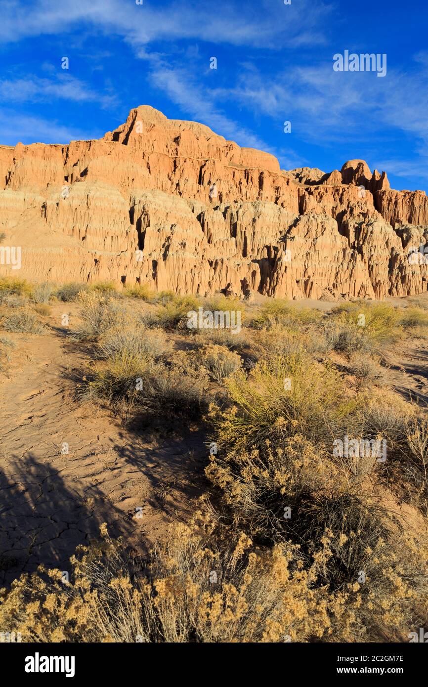 Caves area, Cathedral Gorge State Park, Panaca, Nevada, USA Stock Photo ...