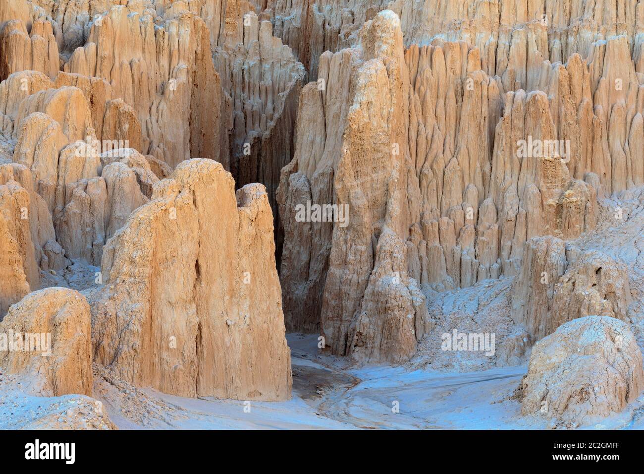 Caves area, Cathedral Gorge State Park, Panaca, Nevada, USA Stock Photo ...