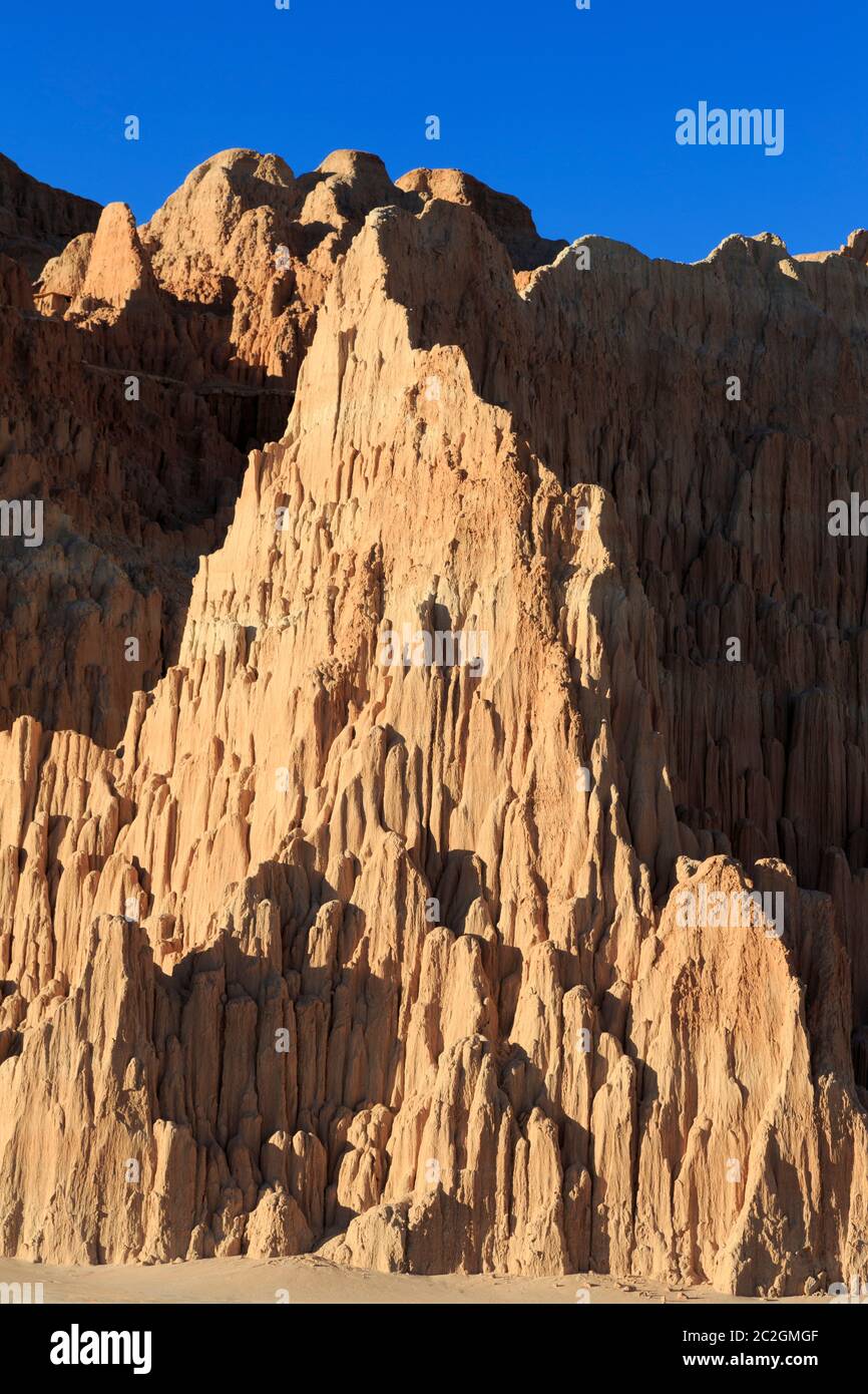 Caves area, Cathedral Gorge State Park, Panaca, Nevada, USA Stock Photo ...