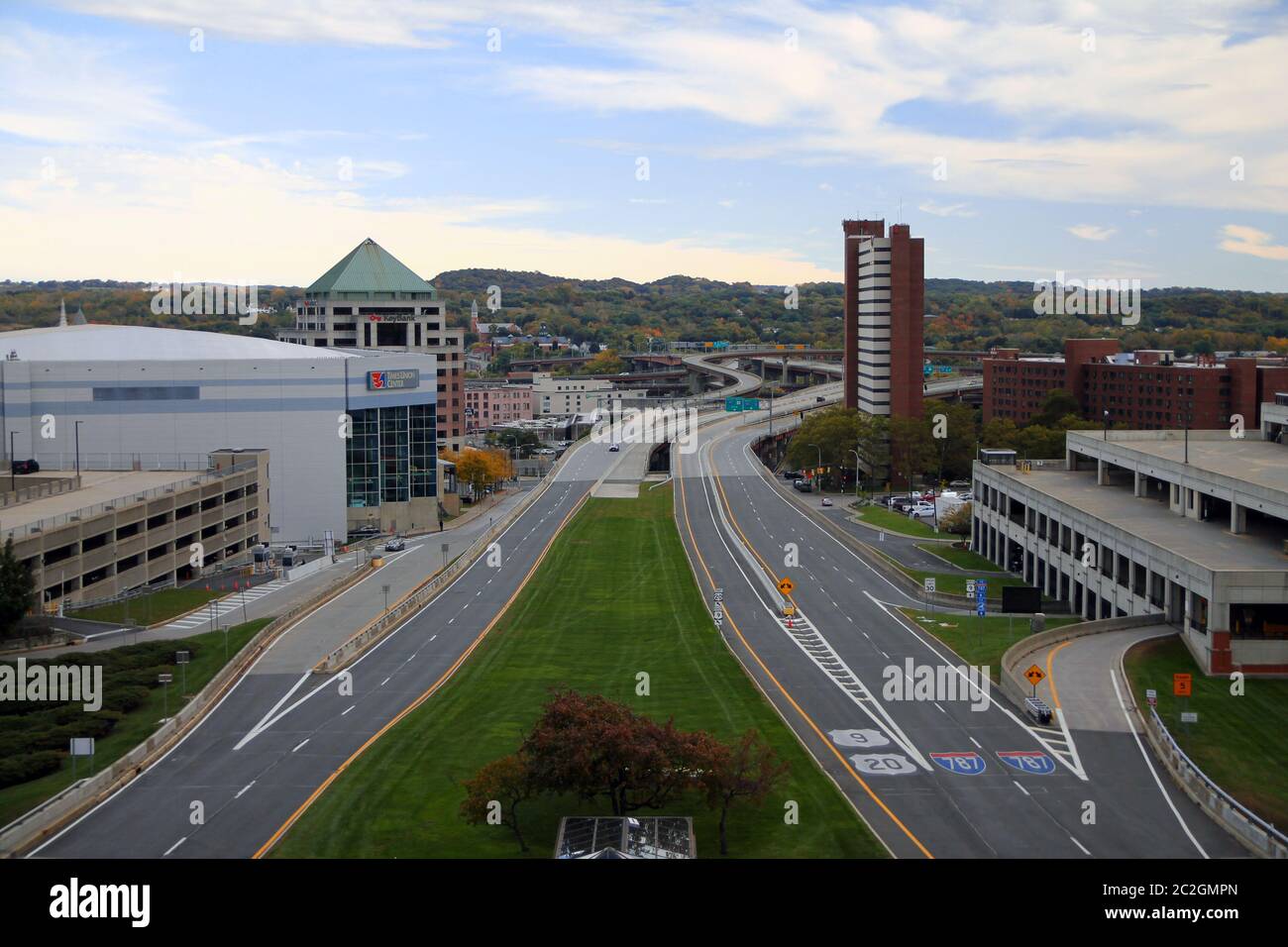 Highways in Albany in Upstate New York Stock Photo - Alamy