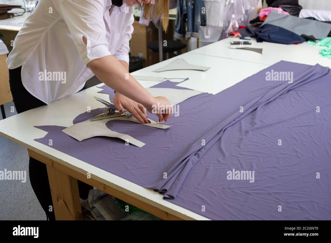 Large cutting table hi-res stock photography and images - Alamy