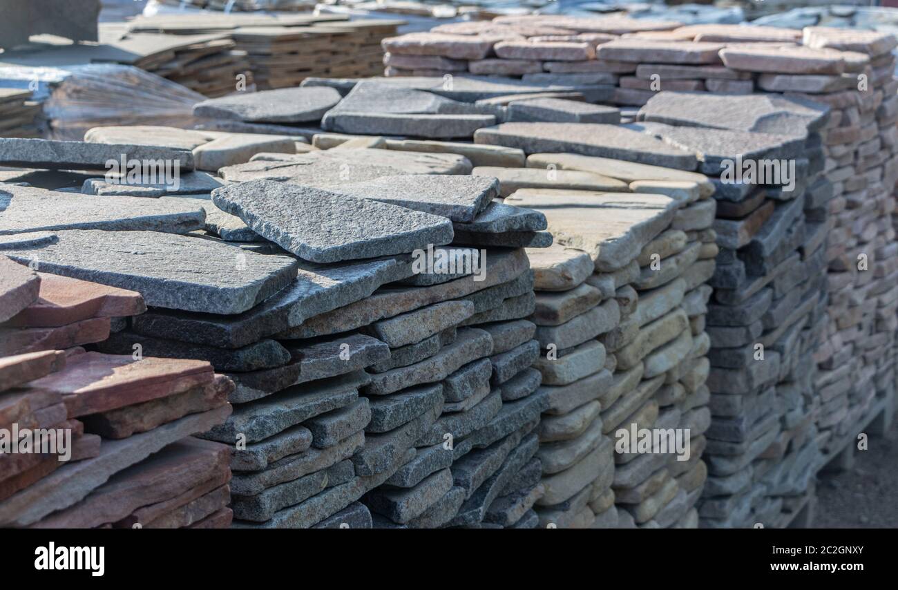 Piled paving stones hi-res stock photography and images - Alamy