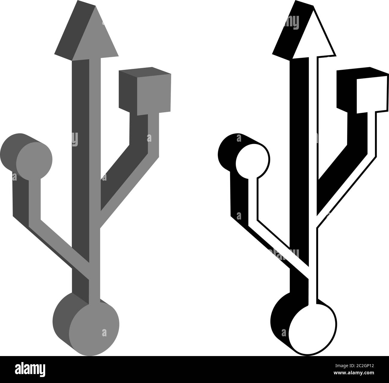 Usb Icon 3d, Universal Serial Bus Design Vector Art Illustration Stock ... Usb Icon 3d, Universal Serial Bus Design Vector Art Illustration Stock ...
