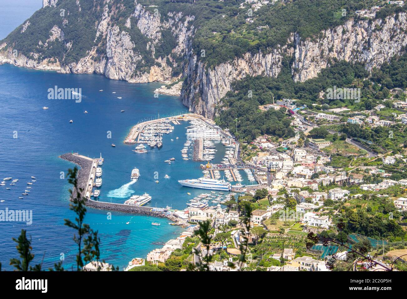 Isle of capri panoramic hi-res stock photography and images - Alamy