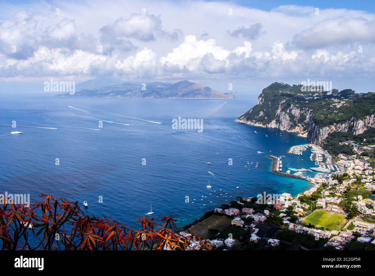 Top view isle capri hi-res stock photography and images - Alamy