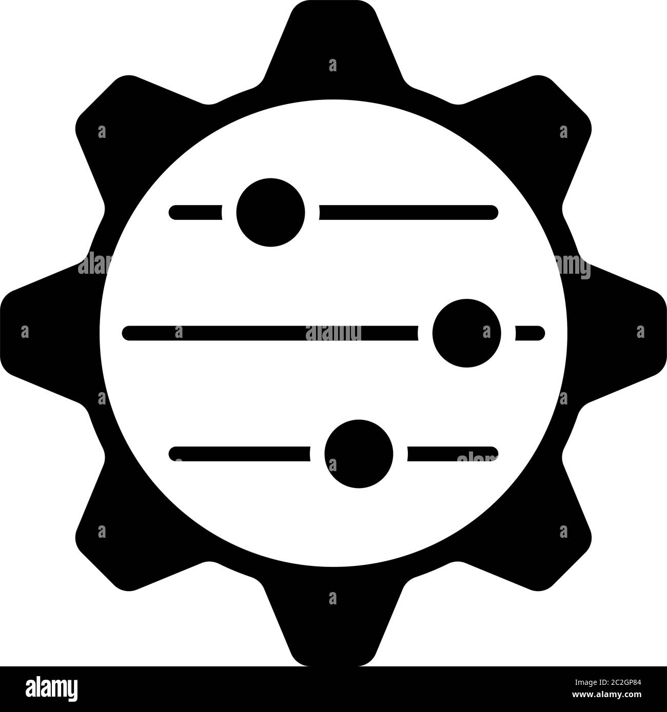 Setting Icon, Gear, User Preference Setting Vector Art Illustration Stock Vector Image & Art - Alamy