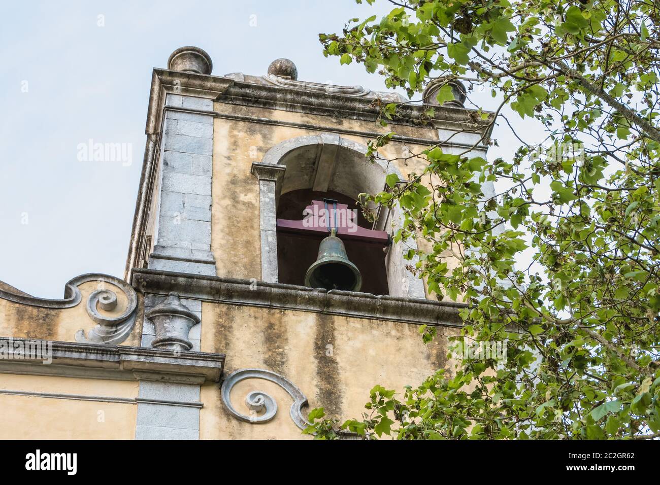 architectural detail of the church of Santa Maria on the heights of ...