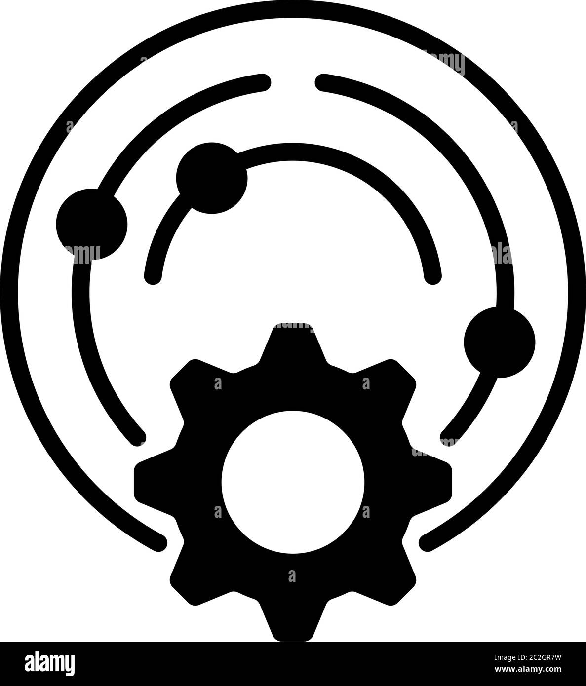 Setting Icon, Gear, User Preference Setting Vector Art Illustration Stock Vector Image & Art - Alamy