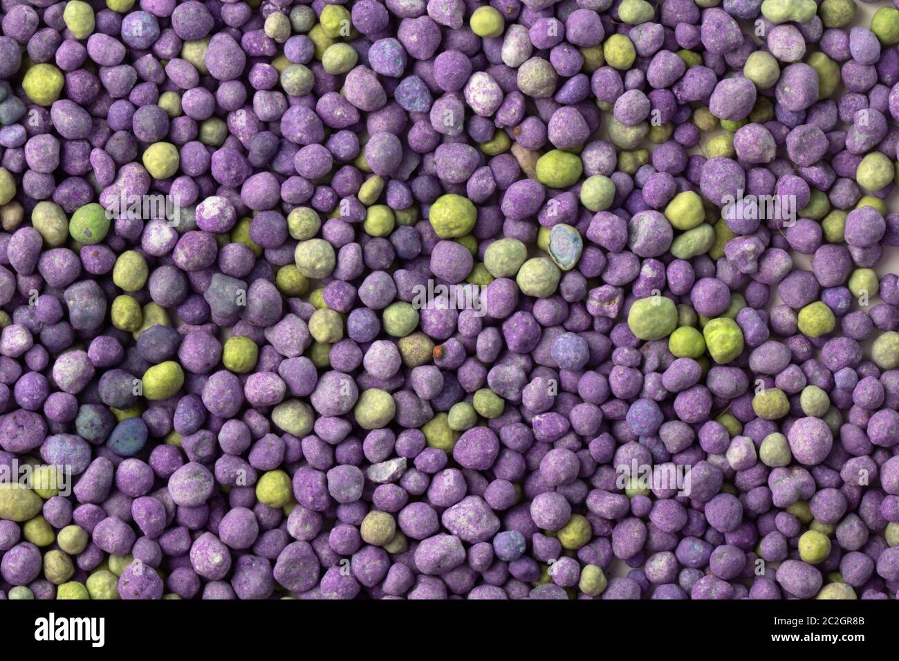 Purple mineral fertilizer, prolonged action with microelements, for ...