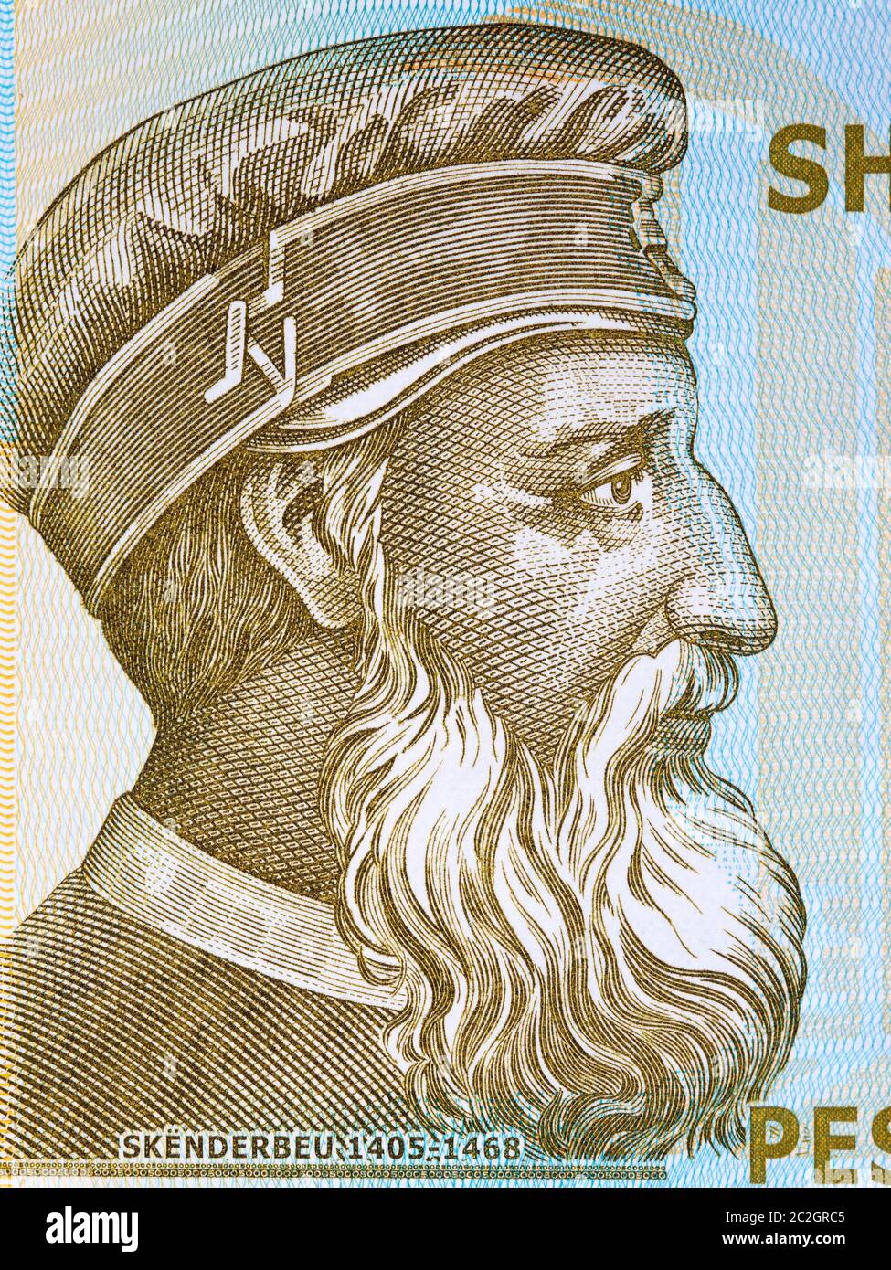 Gjergj Kastrioti - Skanderbeg a portrait Stock Photo - Alamy