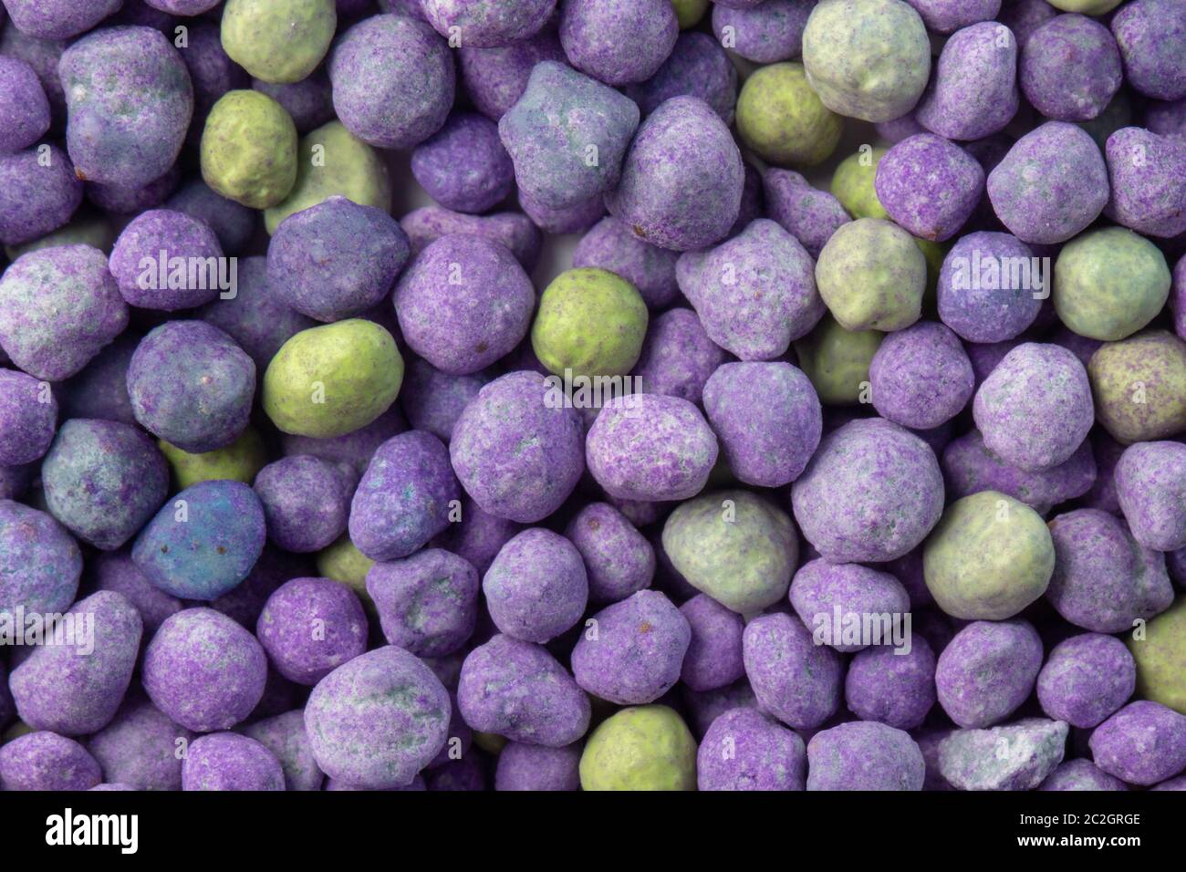 Purple mineral fertilizer, prolonged action with microelements, for ...