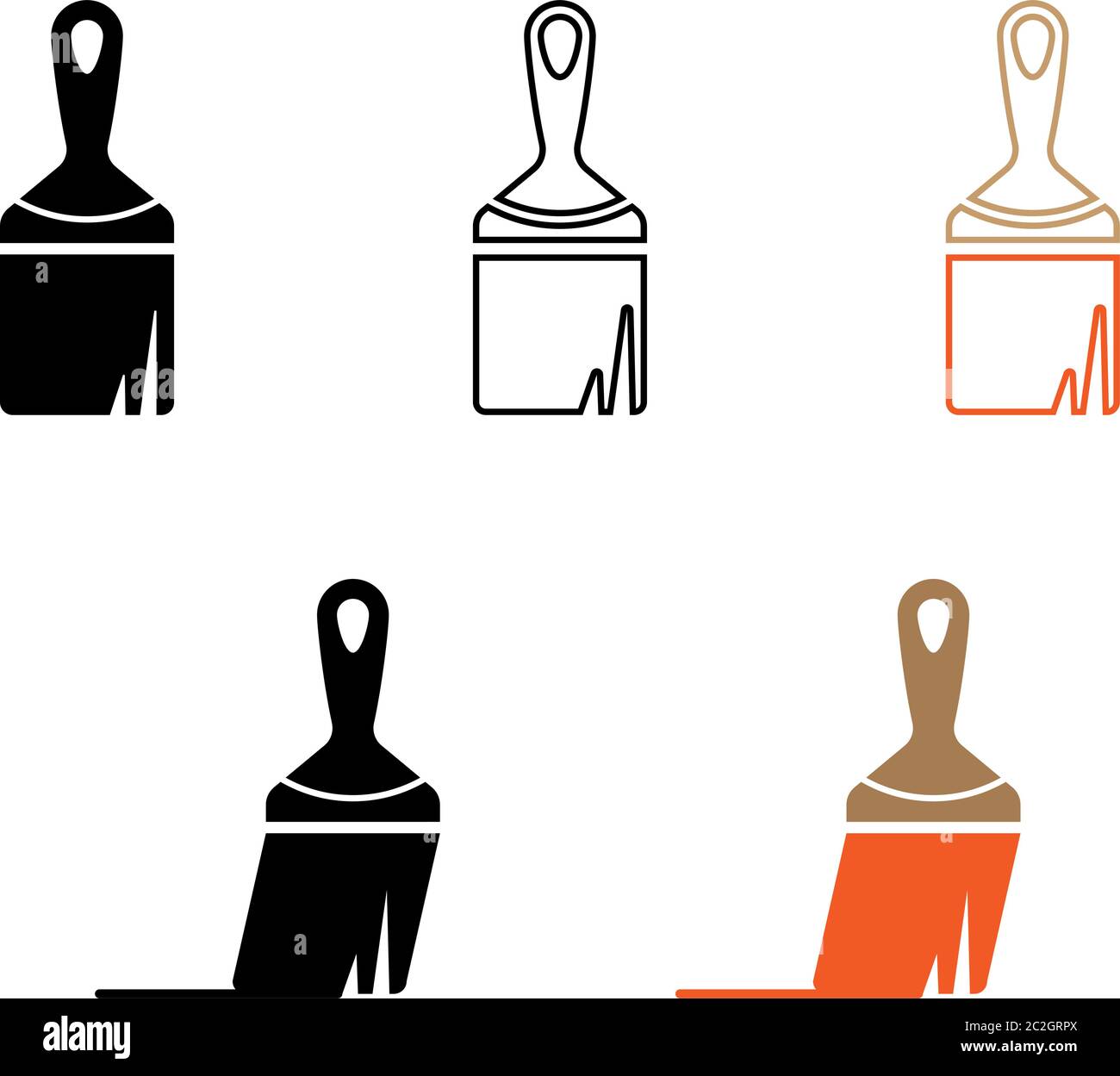 Paint Brush Icon Collection Vector Art Illustration Stock Vector Image ... Paint Brush Icon Collection Vector Art Illustration Stock Vector Image ...