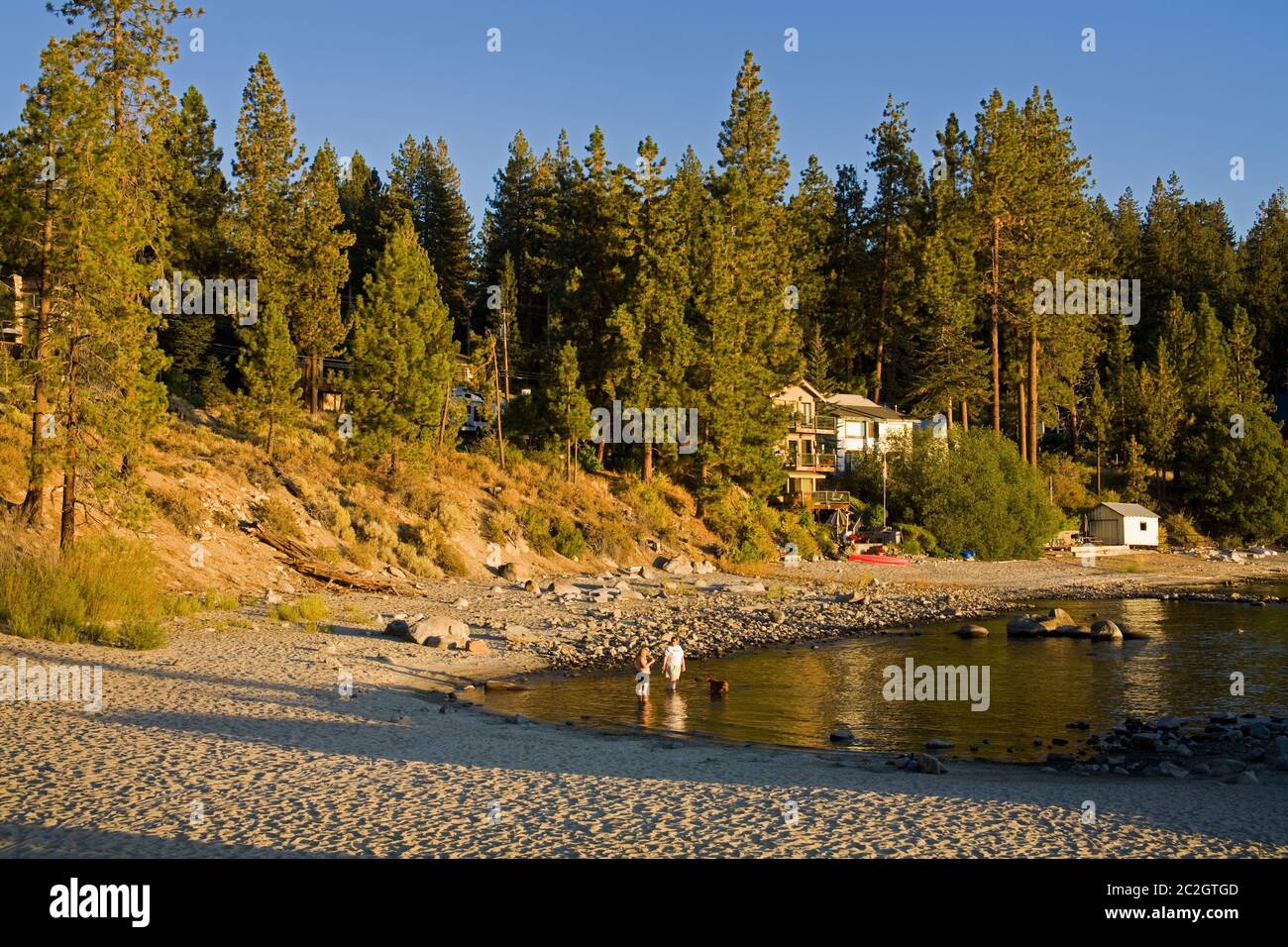 Cave Rock Area, Lake Tahoe, Nevada, USA Stock Photo - Alamy