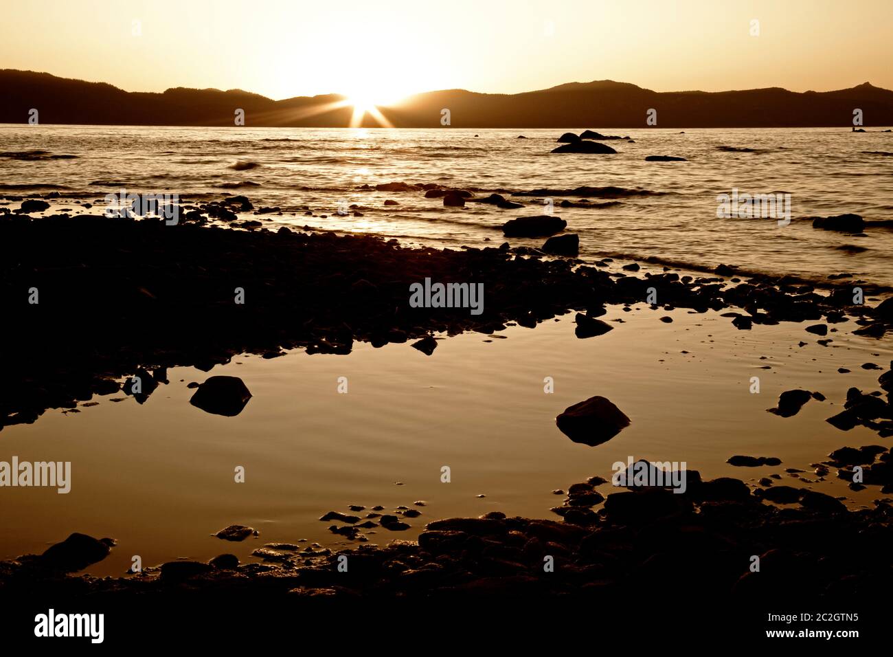 Cave Rock Area, Lake Tahoe, Nevada, USA Stock Photo - Alamy