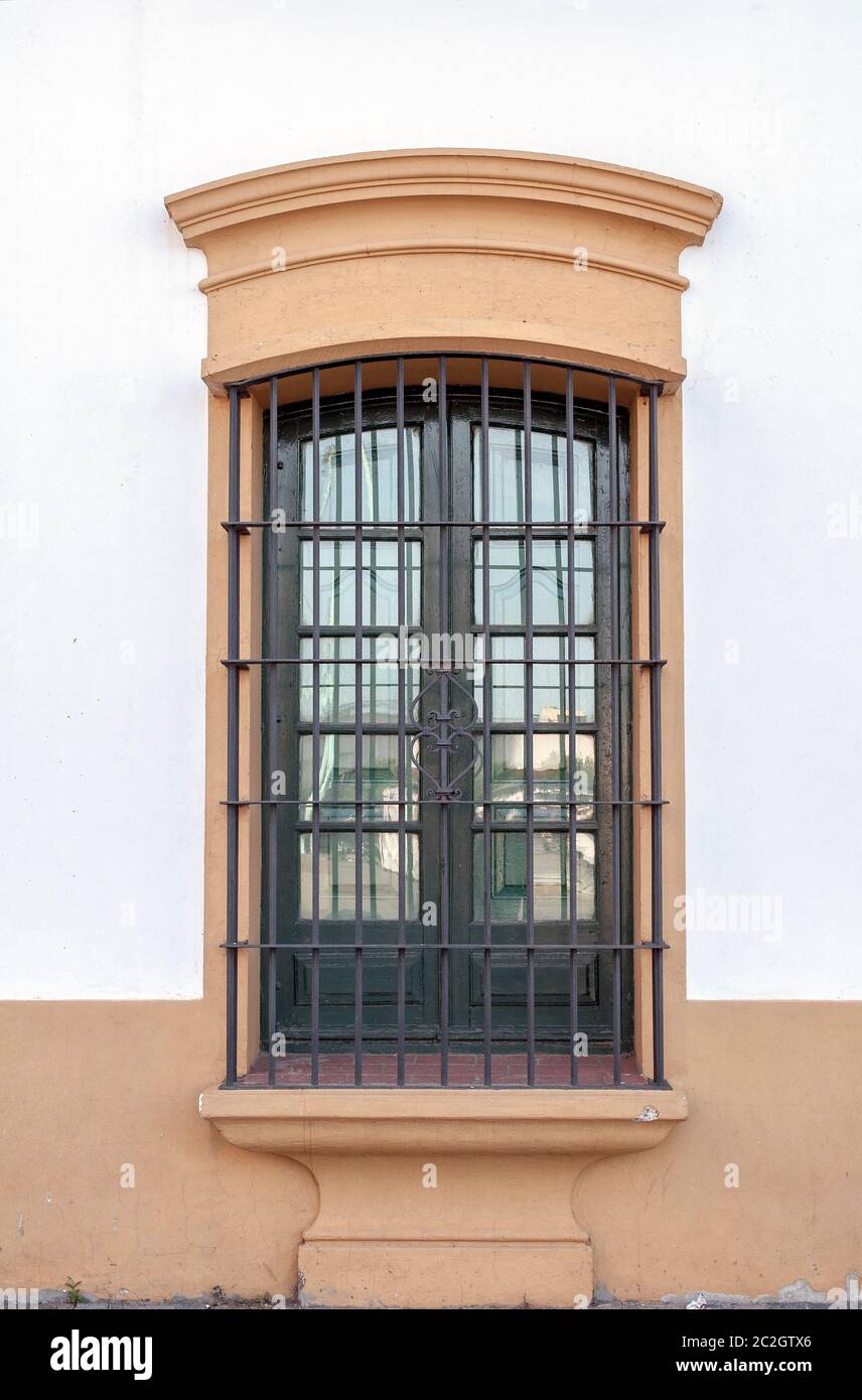 Stock image of a Spanish colonial window Stock Photo - Alamy