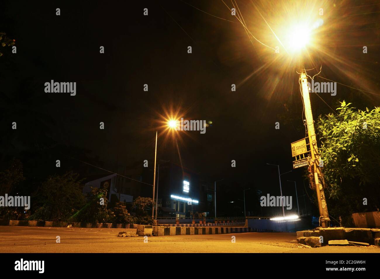 Indian street light hi-res stock photography and images - Alamy