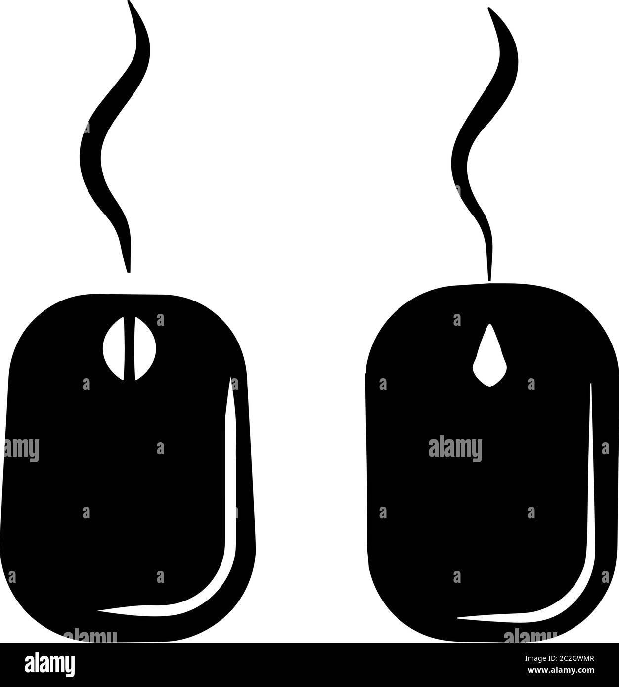 Computer Mouse Icon Vector Art Illustration Stock Vector Image & Art ...