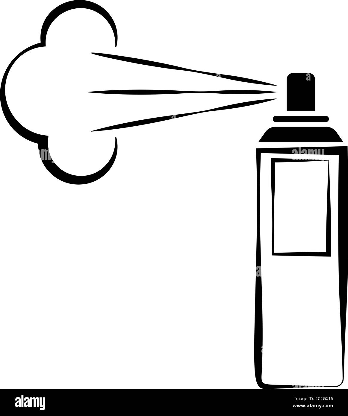 Aerosol Fluid Spray Cloud Icon Vector Art Illustration Stock Vector ...